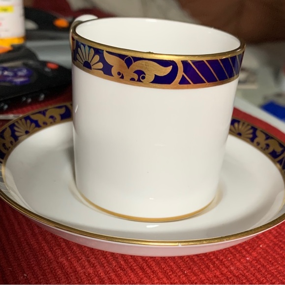 Spode | Dining | Demitasse Cup And Saucer Spoderoyal Blue And Gold | Poshmark